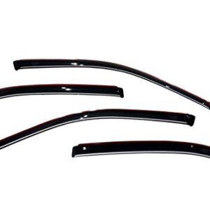 Auto Ventshade [AVS] In-Channel Ventvisor / Rain Guards | Smoke Color, 4 pc | 194213 | Fits 2001 - 2005 Honda Civic