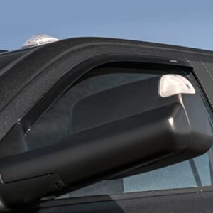 Auto Ventshade [AVS] In-Channel Ventvisor / Rain Guards | Smoke, 4 pc | 194056 | Fits 2005 - 2015 Toyota Tacoma Double Cab