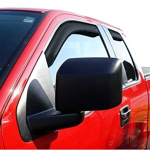 Auto Ventshade [AVS] In-Channel Ventvisor | Smoke Color, 4 Piece Set | 194738 | Fits 2004 - 2014 Ford F-150 SuperCab