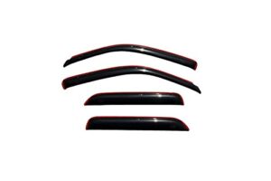 auto ventshade [avs] in-channel ventvisor / rain guards | smoke, 4 pc | 194059 | fits 2001 – 2012 ford escape, (05-07 hybrid models) 2005 – 2011 mercury mariner