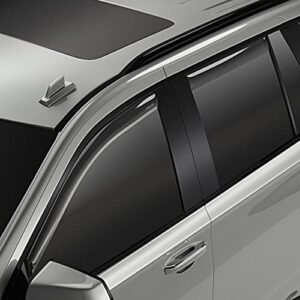 Auto Ventshade [AVS] In-Channel Ventvisor / Rain Guards | Smoke, 4 pc | 194819 | Fits 2002 - 2010 Ford Explorer (4-Door)/Mercury Mountaineer, 2003 - 2010 Lincoln Aviator