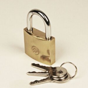 Mountain Series (BP125-KD) Solid Brass Padlocks, 1-1/4"" Wide Keyed Different