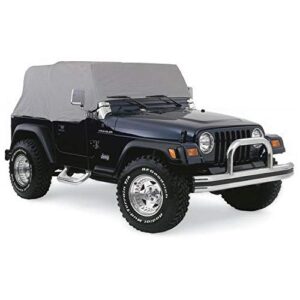 rampage waterproof cab cover with door flaps | grey | 1159 | fits 1976 – 1986 jeep cj7