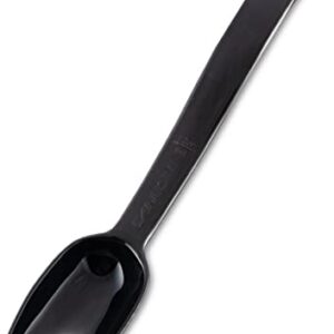 CFS Plastic Solid Spoon, 9 Inches, Black