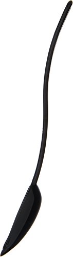 CFS Plastic Solid Spoon, 9 Inches, Black