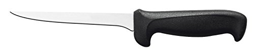 Mundial 6-Inch Narrow Stiff Boning Knife, Black