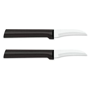 rada granny paring knife, black handle, pack of 2