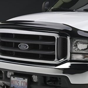 WeatherTech Custom Fit Stone & Bug Deflector for Chevrolet Silverado Crew Cab, Dark Smoke