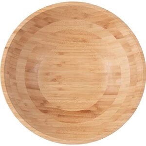 Lipper International Bamboo Wood Salad Bowl