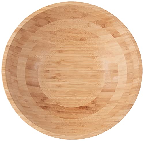 Lipper International Bamboo Wood Salad Bowl