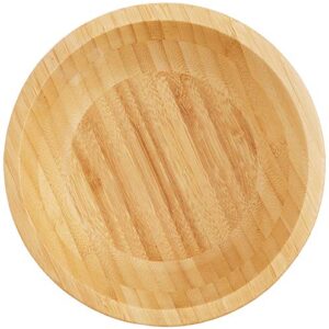 Lipper International Bamboo Wood Salad Bowls, Small, 7" Diameter x 2.25" Height, Set of 4 Bowls