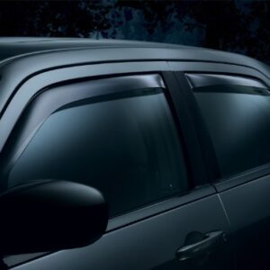 WeatherTech Custom Fit Front & Rear Side Window Deflectors for Acura MDX, Dark Smoke