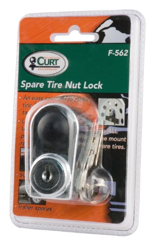 CURT 23562 Spare Tire Lock, Chrome