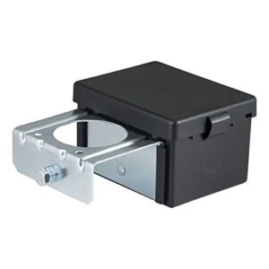 curt 52029 5-inch x 3-1/4-inch x 3-7/8-inch lockable breakaway battery case with metal bracket