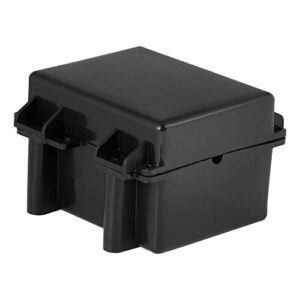 curt 52027 5-inch x 3-3/8-inch x 3-3/4-inch watertight trailer breakaway battery case