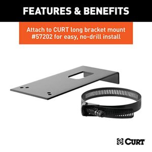 CURT 58520 Vehicle-Side Trailer Wiring Harness Mounting Bracket for 7-Pin USCAR Factory Socket on Ford, GM or Nissan