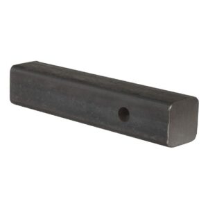 CURT 49529 2-Inch x 10-Inch Weld-On Raw Steel Trailer Hitch Bar Shank