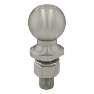 CURT 40084 Stainless Steel Trailer Hitch Ball, 7,500 lbs, 2-5/16-Inch Diameter, 1 x 2-1/8-Inch Shank