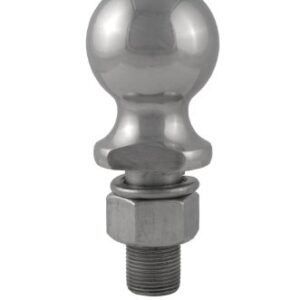 CURT 40084 Stainless Steel Trailer Hitch Ball, 7,500 lbs, 2-5/16-Inch Diameter, 1 x 2-1/8-Inch Shank