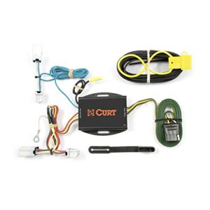 curt 56022 vehicle-side custom 4-pin trailer wiring harness, fits select nissan altima, maxima, sentra