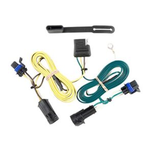 curt 56013 vehicle-side custom 4-pin trailer wiring harness, fits select chevrolet malibu, pontiac g6