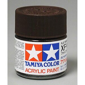 tamiya america, inc acrylic xf10 flat, brown, tam81310