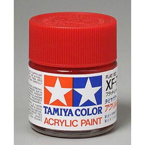 tamiya america, inc acrylic xf7 flat, red, tam81307