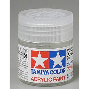 tamiya america, inc acrylic/poly thinner x20a,23ml, tam81020