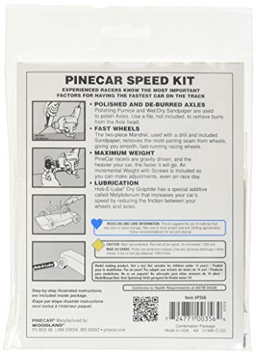 Woodland Scenics Pine Car Derby Speed Kit