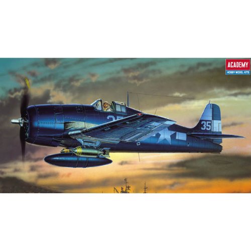 Academy WWII U.S. Navy Fighter F6F-3/5 Model Kit