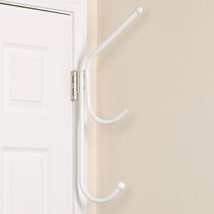 Household Essentials Hinge It Spacemaker Triple Hook, White