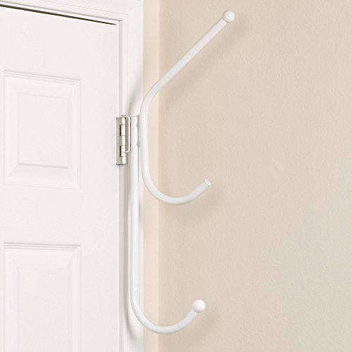 Household Essentials Hinge It Spacemaker Triple Hook, White