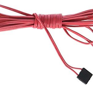 Bachmann Trains - E-Z TRACK - 10’ POWER EXTENSION WIRE - RED (1/card)