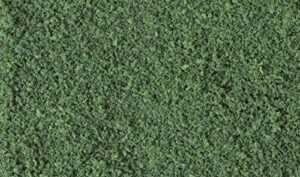 woodland scenics dark green coarse turf in a bag