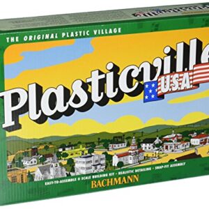 Bachmann Trains - PLASTICVILLE U.S.A. BUILDINGS – CLASSIC KITS - TWO-STORY HOUSE - O Scale