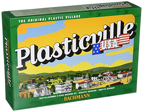 Bachmann Trains - PLASTICVILLE U.S.A. BUILDINGS – CLASSIC KITS - TWO-STORY HOUSE - O Scale