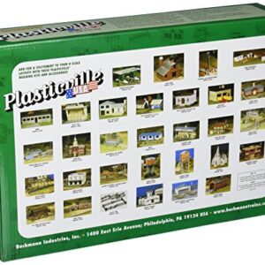 Bachmann Trains - PLASTICVILLE U.S.A. BUILDINGS – CLASSIC KITS - TWO-STORY HOUSE - O Scale