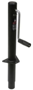 husky 30782 2,000 lbs a-frame side wind trailer jack , black