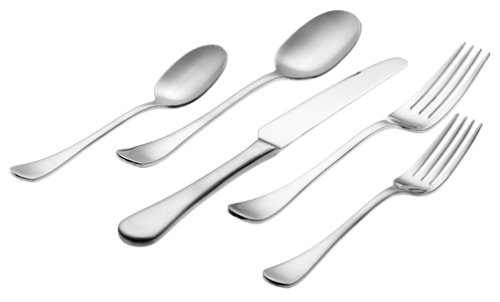 Ginkgo Bergen 45-Piece Flatware Set, Service for 8