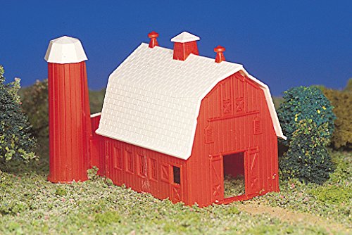 Bachmann Trains - PLASTICVILLE U.S.A. BUILDINGS – CLASSIC KITS - BARN - HO Scale