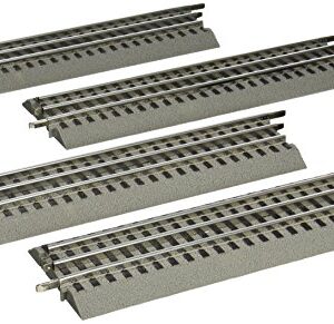 Lionel FasTrack 10” Straight Track, Electric O Gauge, 4-Pack