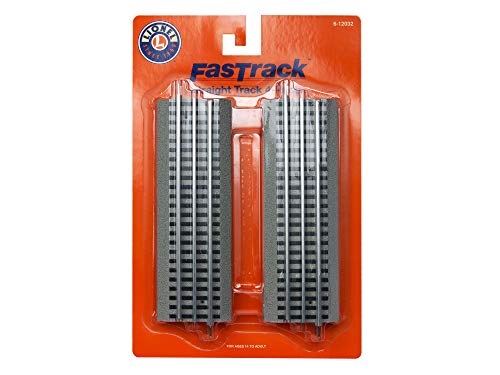 Lionel FasTrack 10” Straight Track, Electric O Gauge, 4-Pack