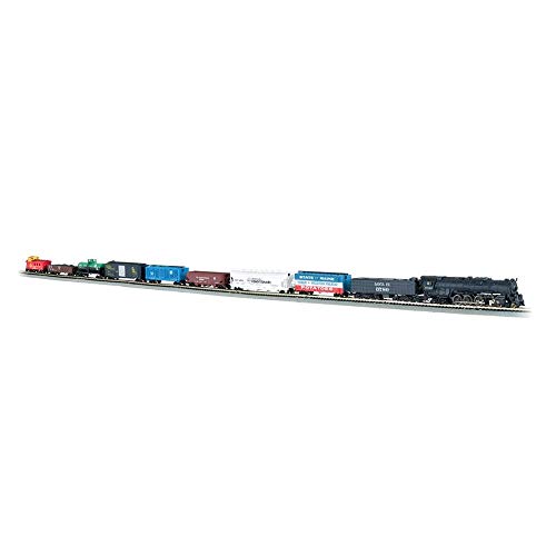 Bachmann Trains - Empire Builder Ready To Run 68 Piece Electric Train Set - N Scale