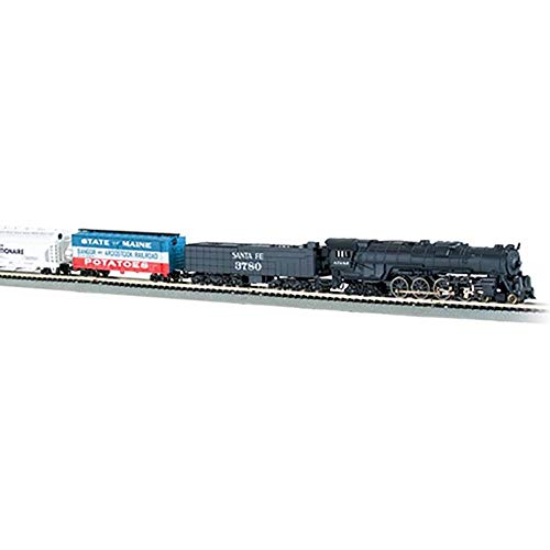 Bachmann Trains - Empire Builder Ready To Run 68 Piece Electric Train Set - N Scale