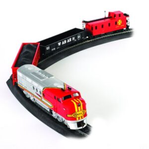 bachmann trains – santa fe flyer ready to run electric train set – ho scale