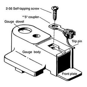 HO Coupler Height Gauge