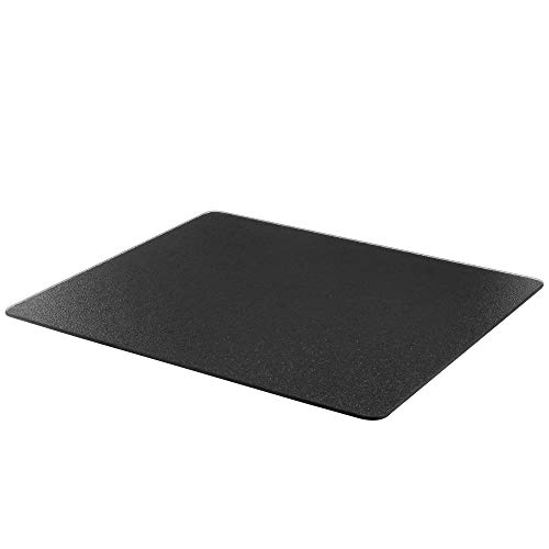 Vance 12 x 10 inch Black Surface Saver Tempered Glass Cutting Board | Best Kitchen Chopping Board for Food Prep | BPA-Free | Non-Porous