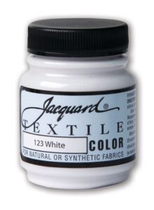 jacquard textile paint 2.25 oz white