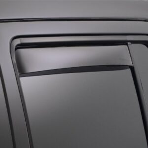 WeatherTech Custom Fit Rear Side Window Deflectors for Toyota 4Runner, Dark Smoke