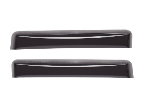 WeatherTech Custom Fit Rear Side Window Deflectors for Pontiac Vibe, Dark Smoke